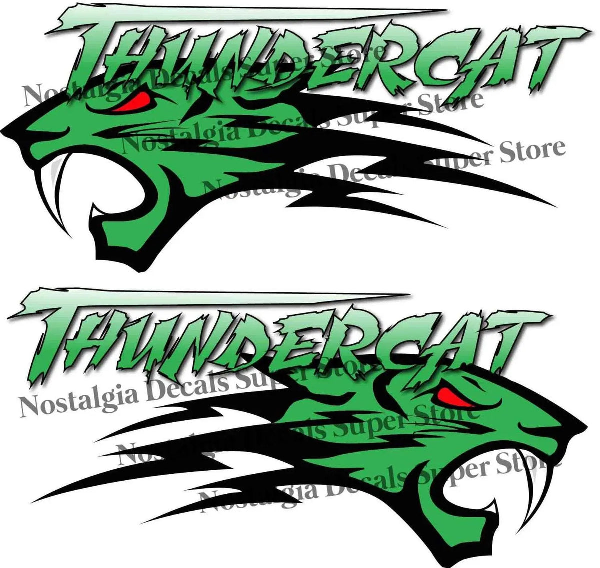 Arctic Cat Thundercat Green Decals Pair | Nostalgia Decals Vinyl ...