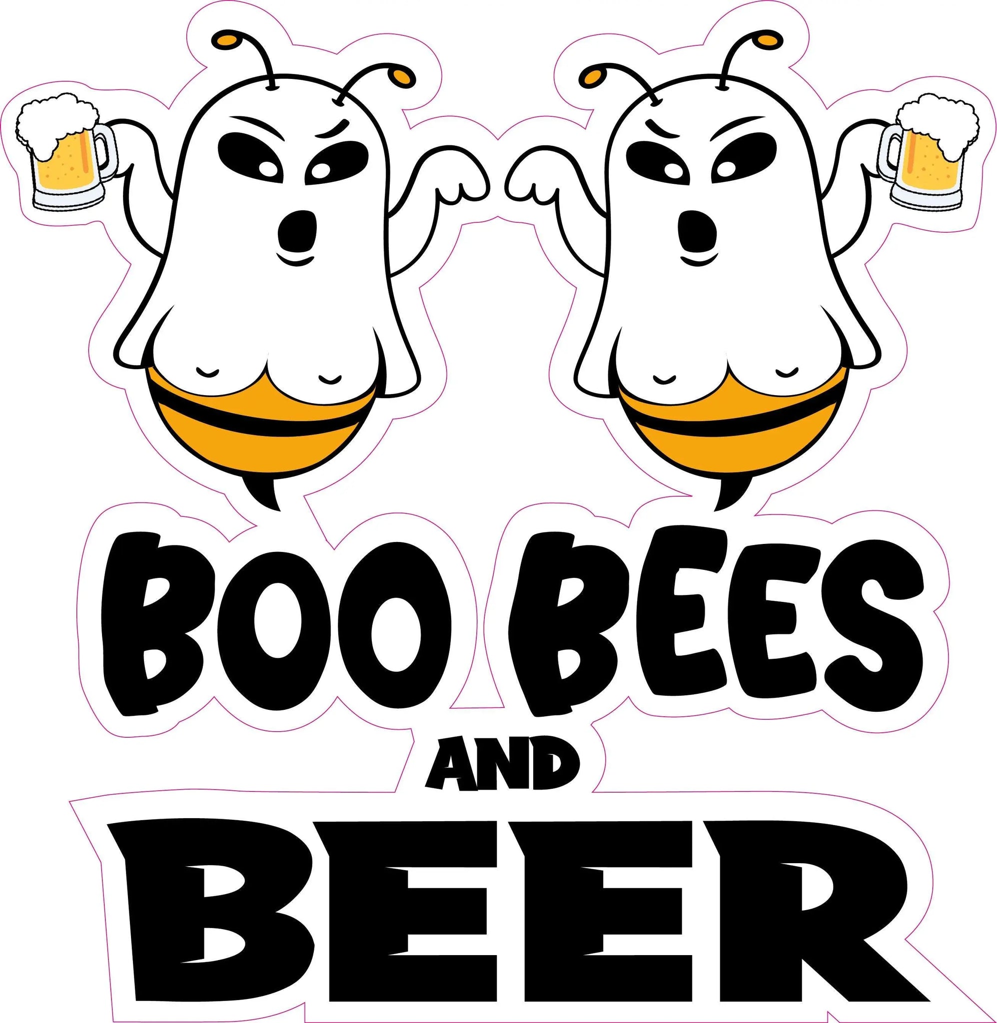 Boo Bees and Beer Decal | Nostalgia Decals Trucker Graphics – Nostalgia ...