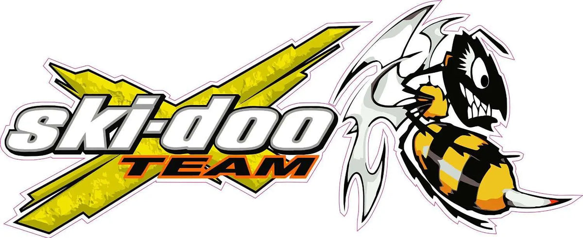 Team Ski-Doo Killer Bee Decal | Nostalgia Decals Vinyl Snowmobile ...
