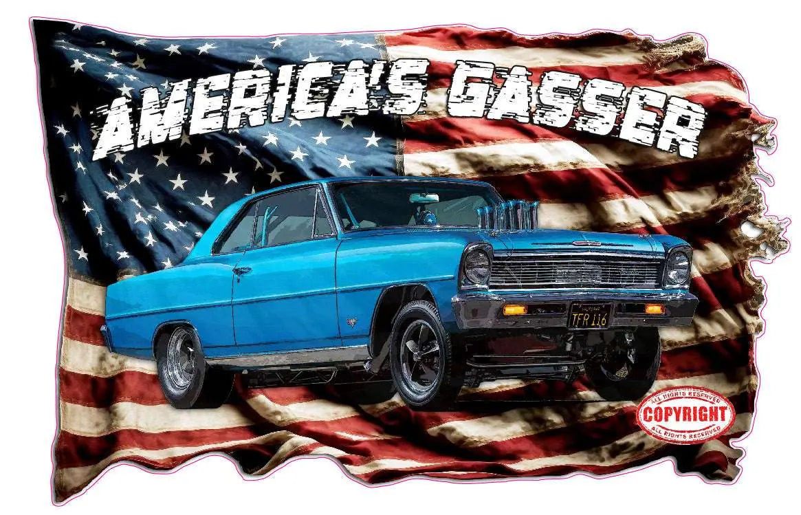 America's Gasser decal Nostalgia drag racing | Nostalgia Decals ...