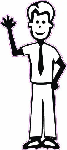 Build a Stick Family - Dad 2 Decal | Nostalgia Decals Stick Family ...