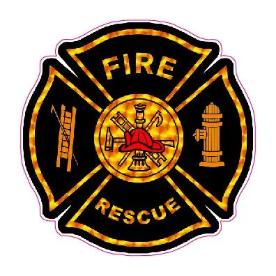 Fire Rescue Decal | Nostalgia Decals Retro Vinyl Stickers – Nostalgia ...