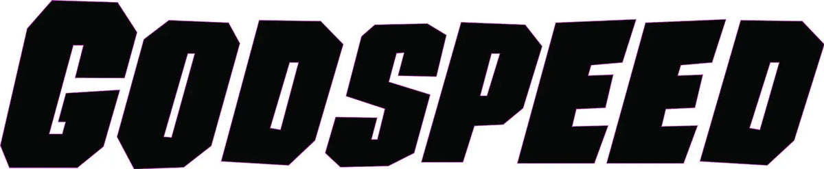 GodSpeed Black Decal | Nostalgia Decals Die Cut Vinyl Stickers ...