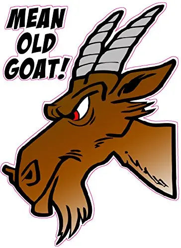 Mean Old Goat Decal | Nostalgia Decals Retro Vinyl Stickers – Nostalgia ...