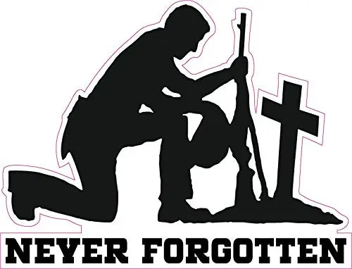 Never Forgotten Decal | Nostalgia Decals Military Vinyl Stickers ...